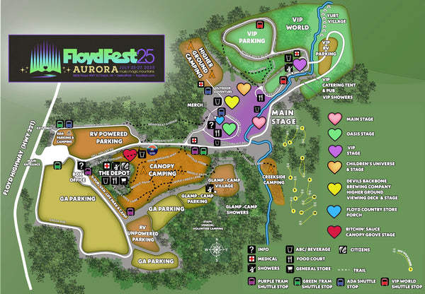 FloydFest Camping Accommodations – Dancin' Days Festival Camping